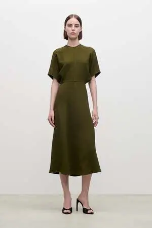 Victoria Beckham Eleanor Midi Dress - Green