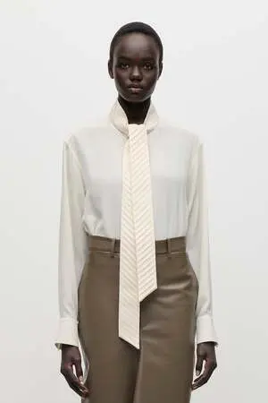 Victoria Beckham Scarf Detail Blouse