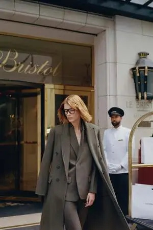 Victoria Beckham Single Breasted Jacket - Green