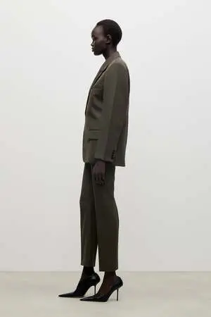 Victoria Beckham Single Breasted Jacket - Green