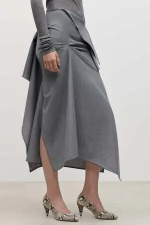 Victoria Beckham Draped Tailored Skirt