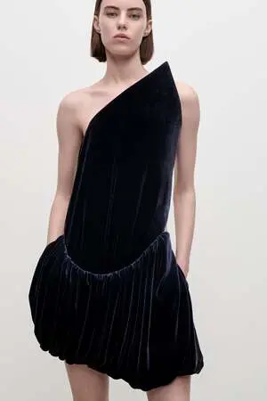 Victoria Beckham Asymmetric Mini Dress