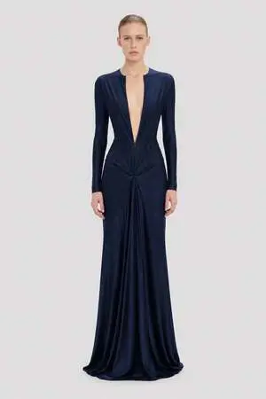 Victoria Beckham Aida Gown - Navy