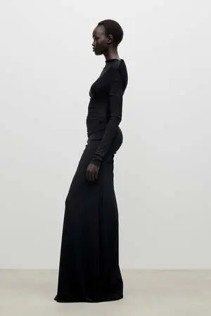 Victoria Beckham Shoulder Drape Gown