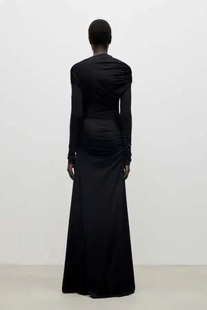 Victoria Beckham Draped Shoulder Gown