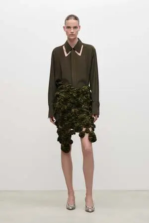 Victoria Beckham Cut Out Collar Blouse