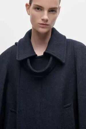 Victoria Beckham Latched Raglan Coat