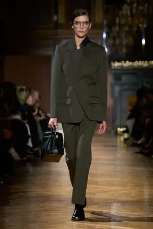 Victoria Beckham Extended Pocket Trouser - Green
