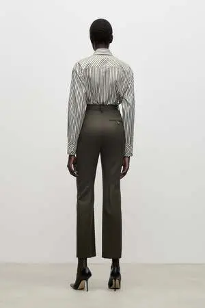 Victoria Beckham Extended Pocket Trouser - Green
