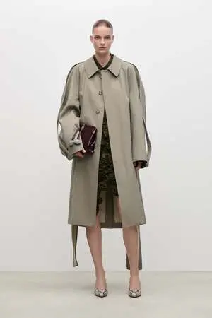 Victoria Beckham Car Coat - Beige