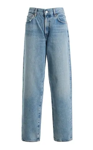 Citizens Of Humanity Citizens Of Humanity The Taper Rigid Mid-Rise Wide-Leg Jeans Light Wash