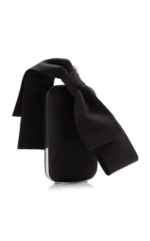Givenchy Vertical Bow Silk-blend Minaudiere Bag