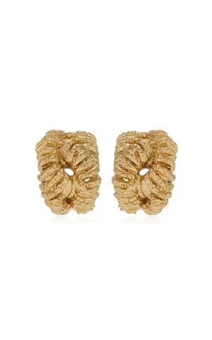 PAOLA SIGHINOLFI 18k -plated Pewter Hoop Earrings - Gold