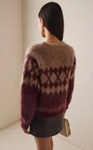 THE GARMENT Roma Argyle Knit Sweater