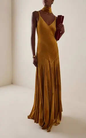 SIEDRES Exclusive Nyra Velvet Maxi Dress