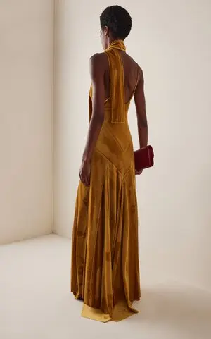 SIEDRES Exclusive Nyra Velvet Maxi Dress