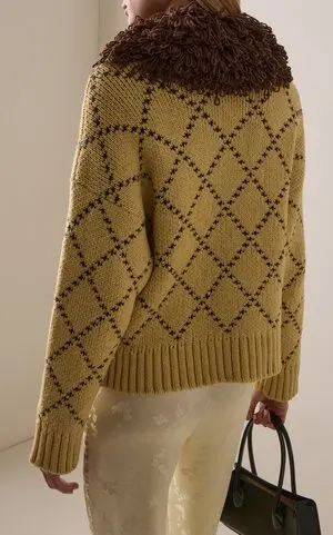 SIEDRES Ollie Knitted Wool-blend Cardigan