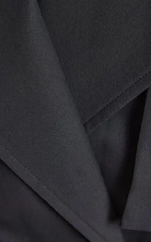 FAVORITE DAUGHTER Cropped Cotton-blend Trench Coat