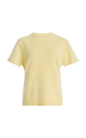 DL1961 Cashmere Knit Tee - Yellow