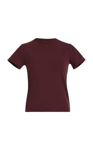 DL1961 Shrunken V-neck T-shirt - Red