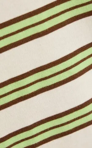 SANDERLAK Striped Cotton T-shirt