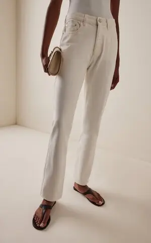 DL1961 Cate Classic Straight Highluxe™ Jeans - White