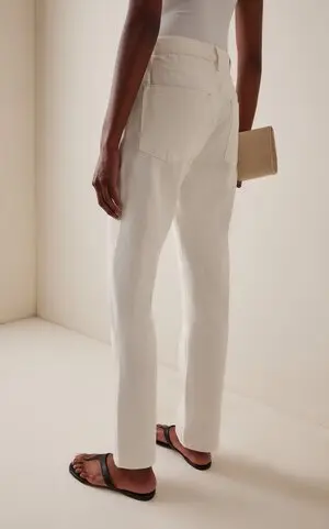DL1961 Cate Classic Straight Highluxe™ Jeans - White