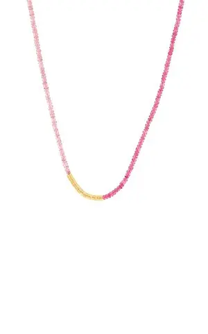 Sheryl Lowe 14k Yellow Faceted Tourmaline Necklace