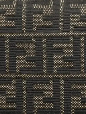 Fendi Ff Zucca Jacquard Small Zip Top Bag
