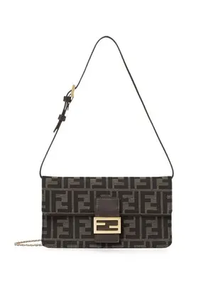 Fendi Wallet On Chain Tube - Brown