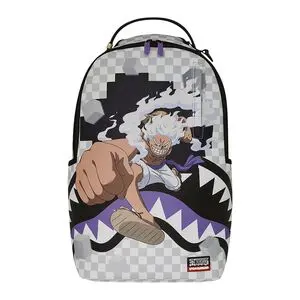 SPRAYGROUND One Piece Gear 5 Luffy Checkered Smash Backpack - Multicolor