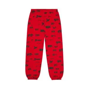 SP5DER Sex Aop Sweatpant - Red