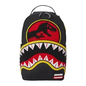 SPRAYGROUND Jurassic Park Shark "chenille Shark" Dlxr Backpack - Multicolor