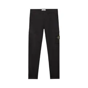 Stone Island Stretch Cotton Tela Paracadute Pants - Black