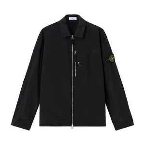 Stone Island Nylon Metal Econyl Overshirt - Black