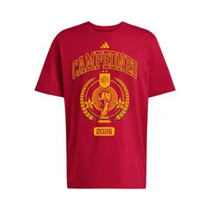 Adidas Spain 2026 Campeones Tee 'team Power /soccr-seu-snj - Red