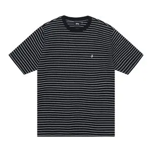 StÜssy Pin Striped Short-sleeve Crew