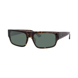Linda Farrow X Dries Van Noten Rectangular Sunglasses - Brown