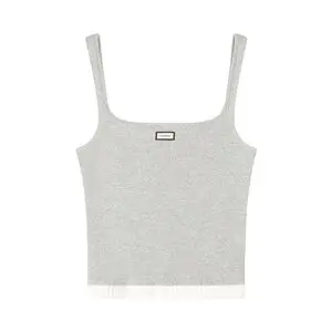 ENTIRE STUDIOS Lounge Tank Top 'skunk - Black