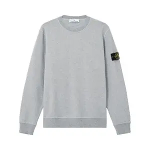 Stone Island Organic Cotton Fleece Sweatshirt