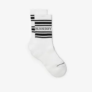 Burberry Logo Cotton Nylon Socks