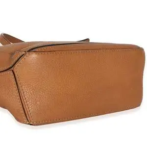 Loewe Grained Calfskin Puzzle Bag - Brown