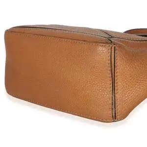 Loewe Grained Calfskin Puzzle Bag - Brown
