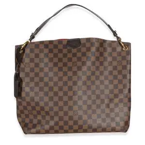 LOUIS VUITTON Damier Ebene Canvas Graceful Mm Shoulder Bag - Brown
