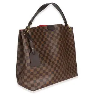 LOUIS VUITTON Damier Ebene Canvas Graceful Mm Shoulder Bag - Brown