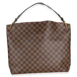 LOUIS VUITTON Damier Ebene Canvas Graceful Mm Shoulder Bag - Brown