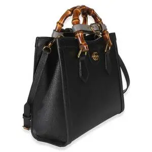 Gucci Textured Dollar Calfskin Web Diana Tote