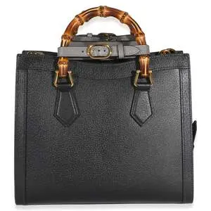 Gucci Textured Dollar Calfskin Web Diana Tote