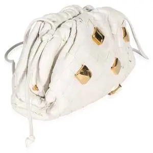 Bottega Veneta Pouch Intrecciato Leather With Studs