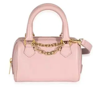 Celine Grained Calfskin Boston Bag - Pink
